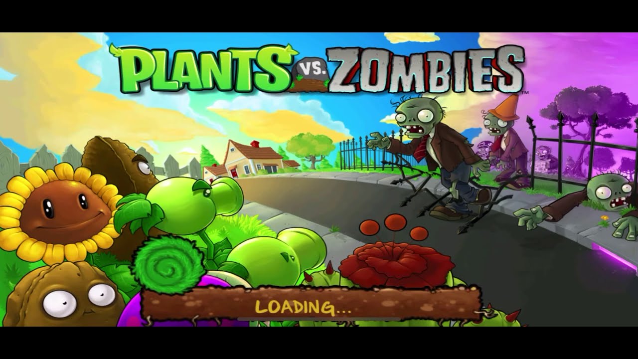 Plants vs zombies first level - YouTube