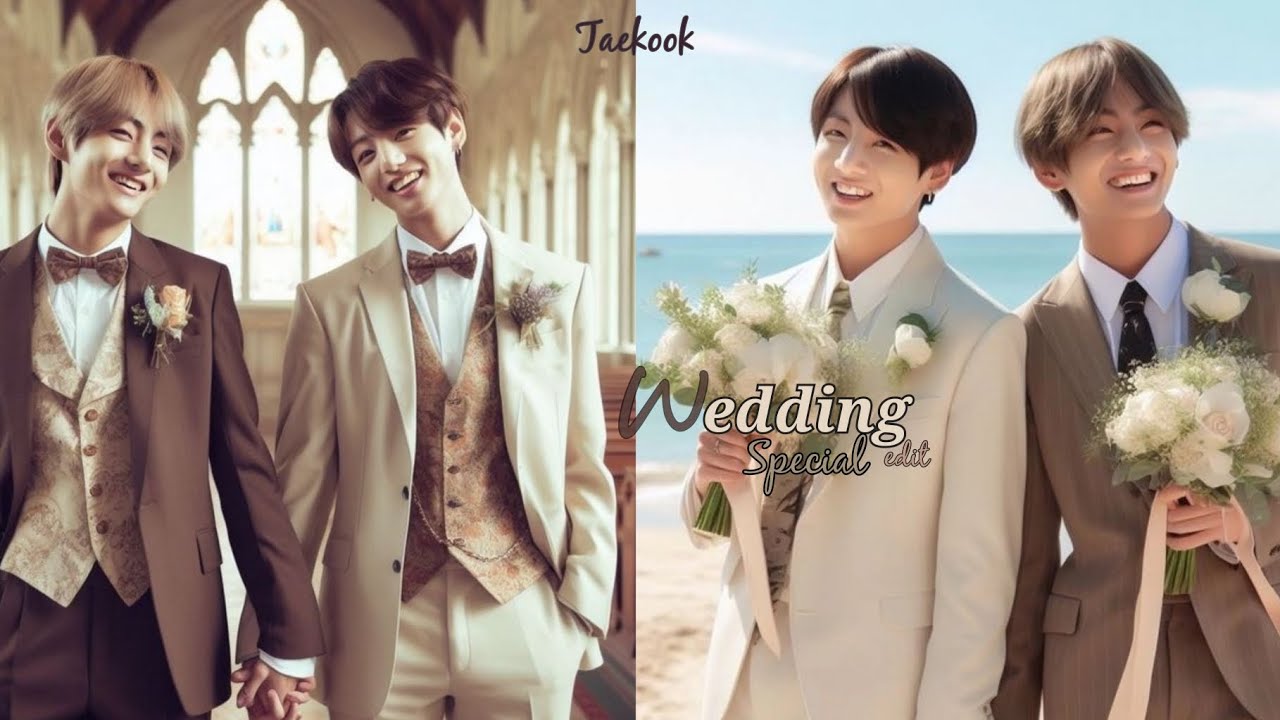 Taekook wedding special🥂 || FF comming soon 😉 || - YouTube