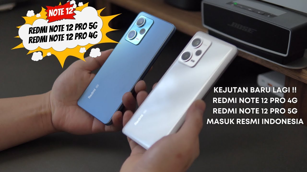 XIAOMI TANCAP GAS KEMBALI !! REDMI NOTE 12 PRO 5G & NOTE 12 PRO 4G ...
