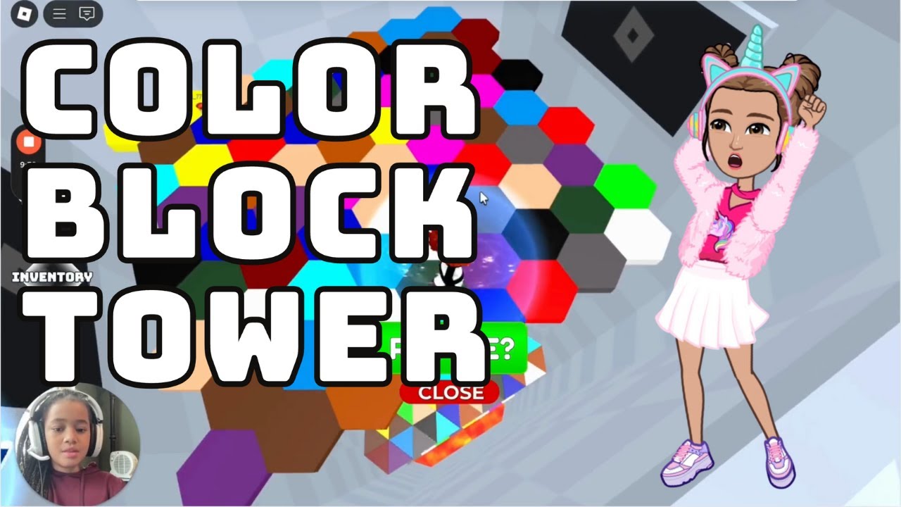 COLOR BLOCK TOWER - ROBLOX - YouTube