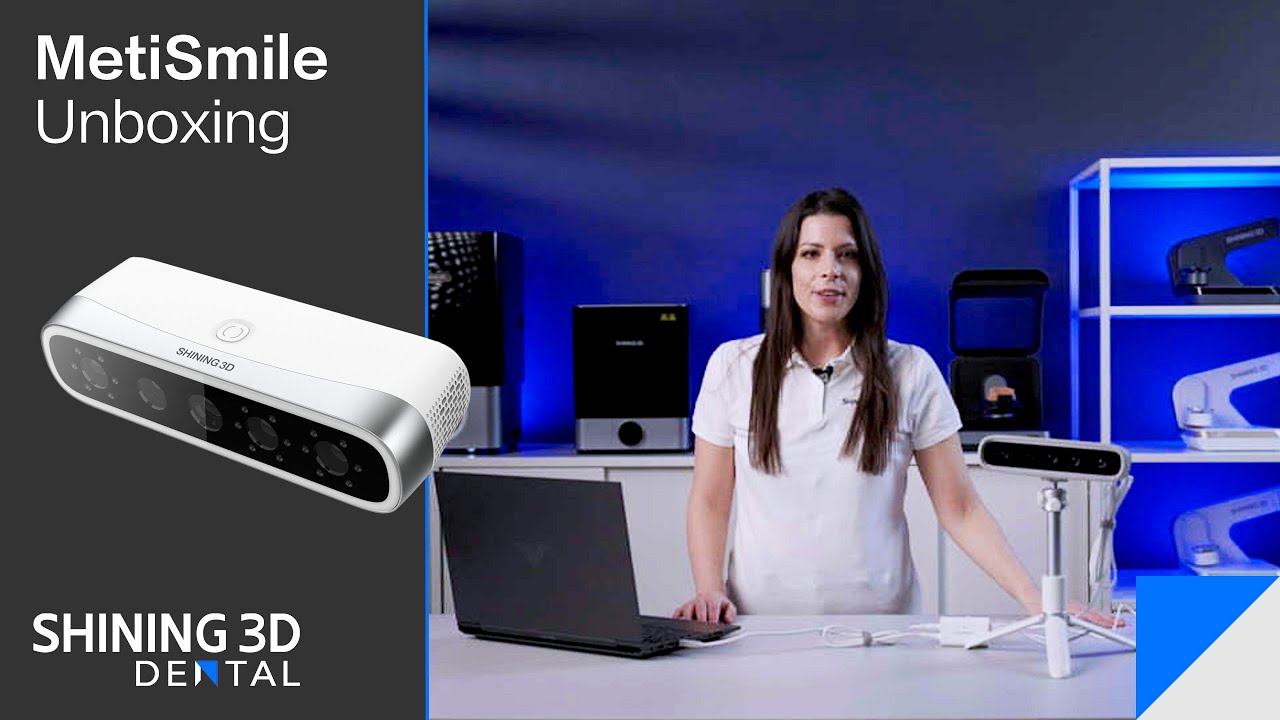 3D Face Scanner MetiSmile Unboxing - SHINING 3D Dental - YouTube