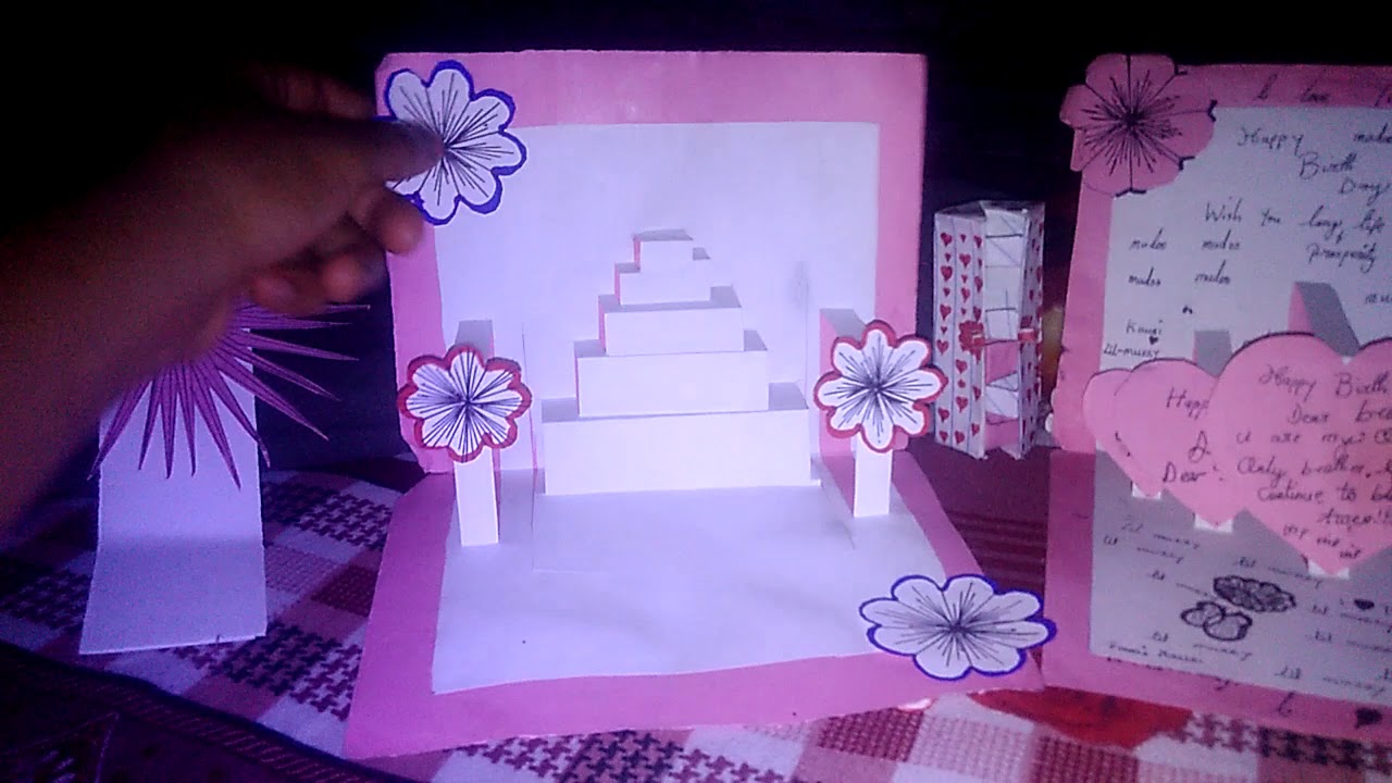 How to make easy nd simple cards - YouTube