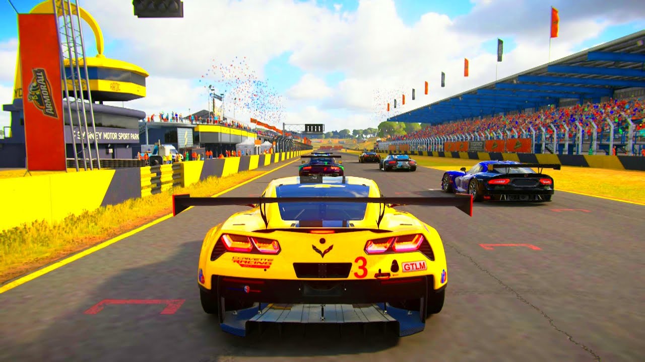 Chevrolet Corvette C7.R - GRID (2019) Gameplay - YouTube