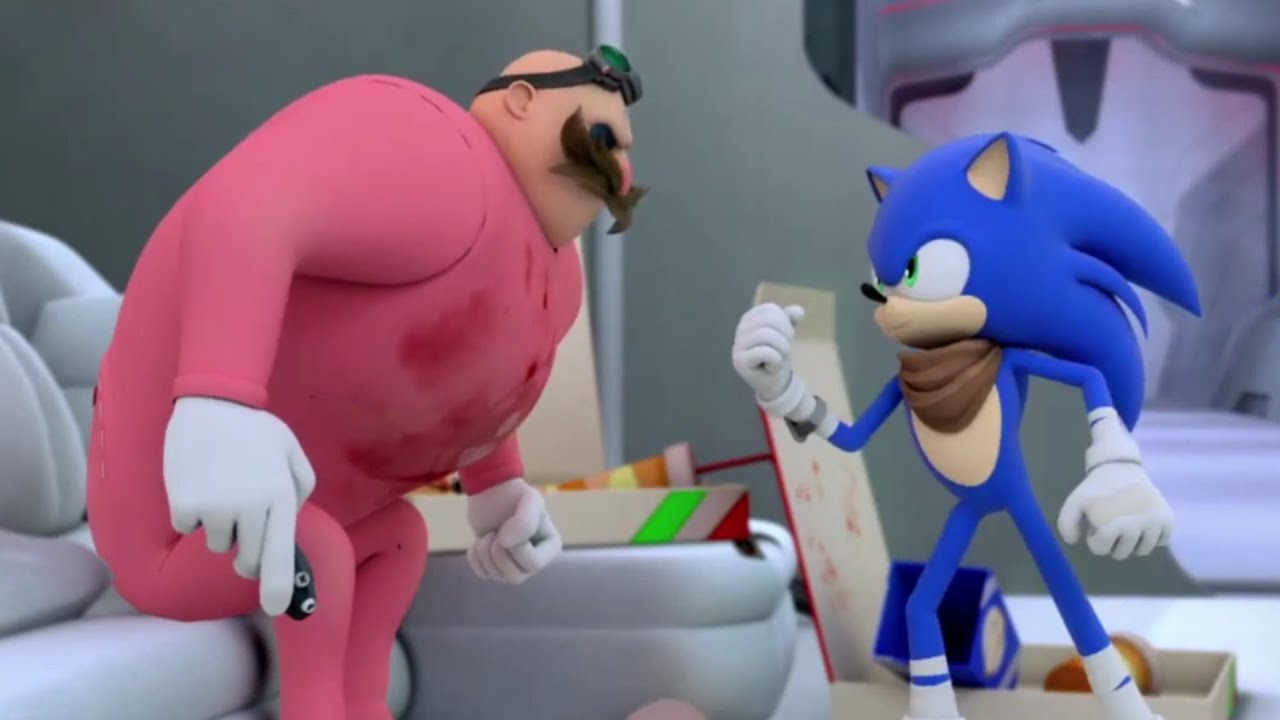 Sonic and Eggman Funny Moments in Sonic Boom (Part 2) - YouTube