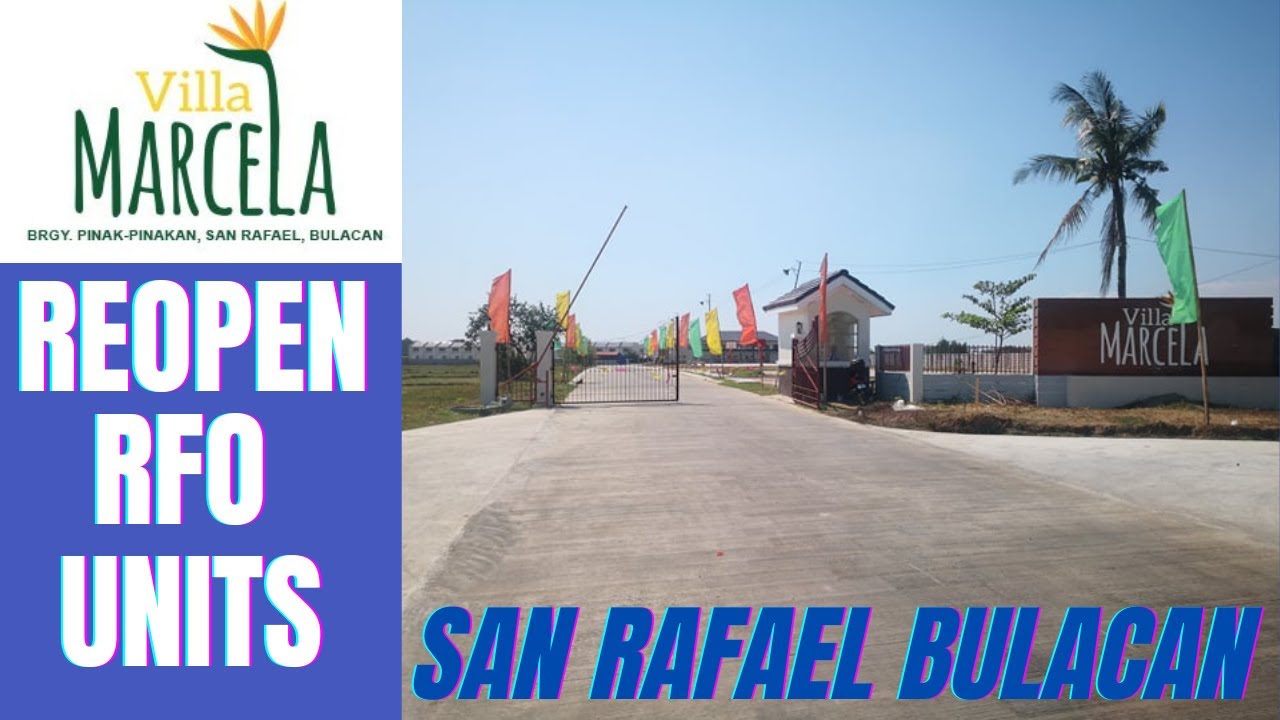 RFO Units Villa Marcela San Rafael Bulacan | APEC HOMES BULACAN - YouTube
