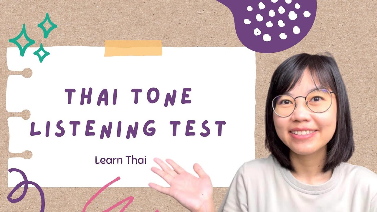 Thai tone listening test | Learn Thai - YouTube