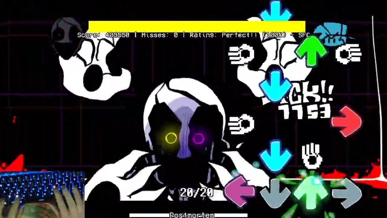 [Friday Night Funkin'] Postmortem (Playable Mayhem / VS Gaster) Full ...