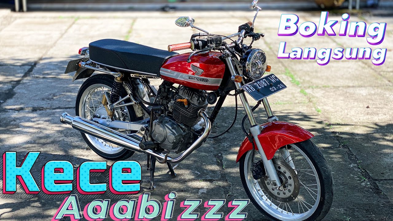 CB MERAH TAMPILAN MBOIS LANGSUNG DI BOKING !! SIAP DIAMBILL - YouTube