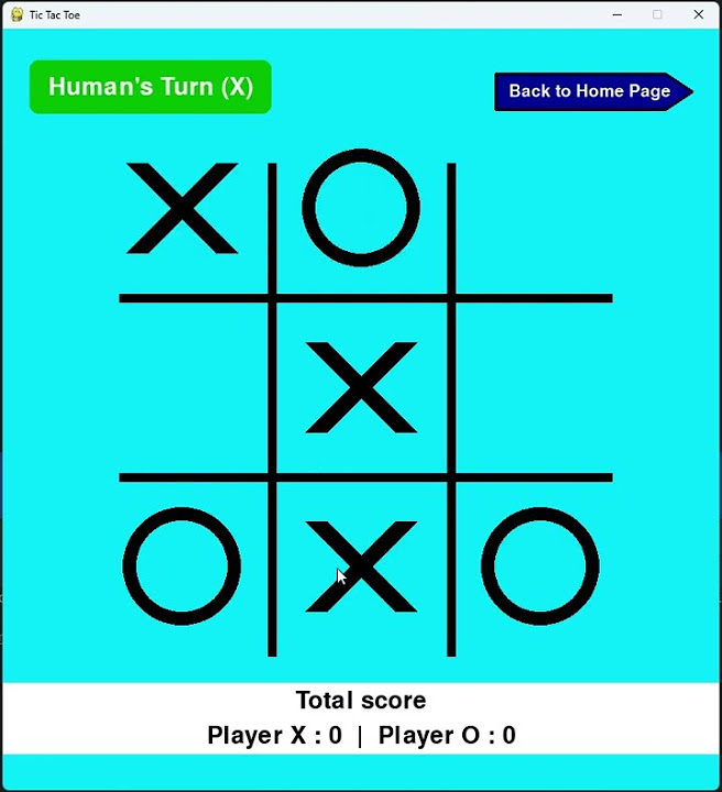 Tic Tac Toe - Playing against AI (Pygame based) - YouTube