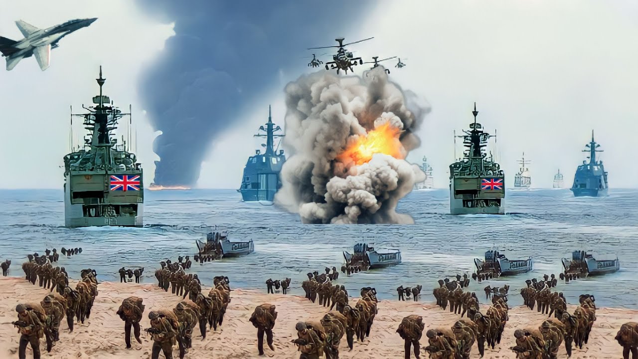 🔴DANGEROUS.!! Elite British naval forces arrive and destroy the MUSUG ...