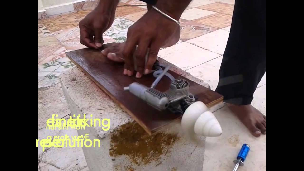 How to start Glow plug engine - YouTube