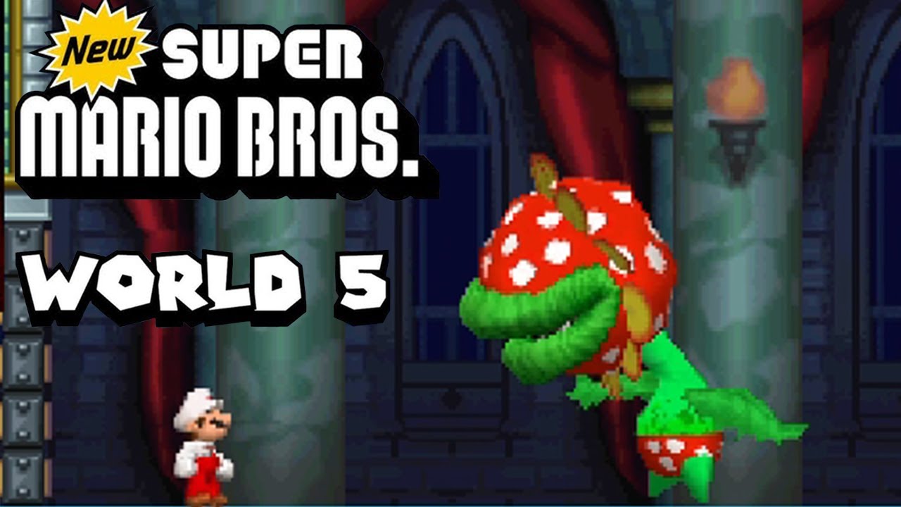 PLAYING NEW SUPER MARIO BROS DS IN 2024: PART 5 - WORLD 5 - YouTube