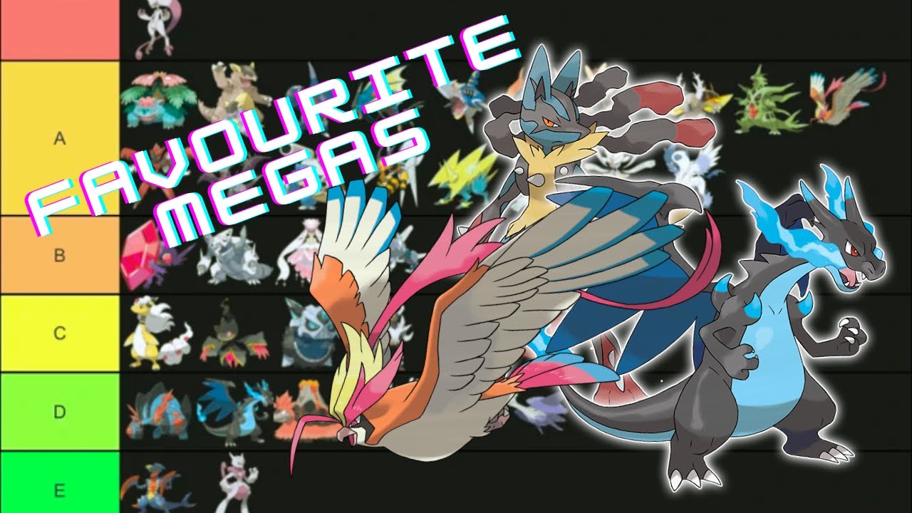 Ranking ALL 48 Mega Evolution Pokémon - YouTube