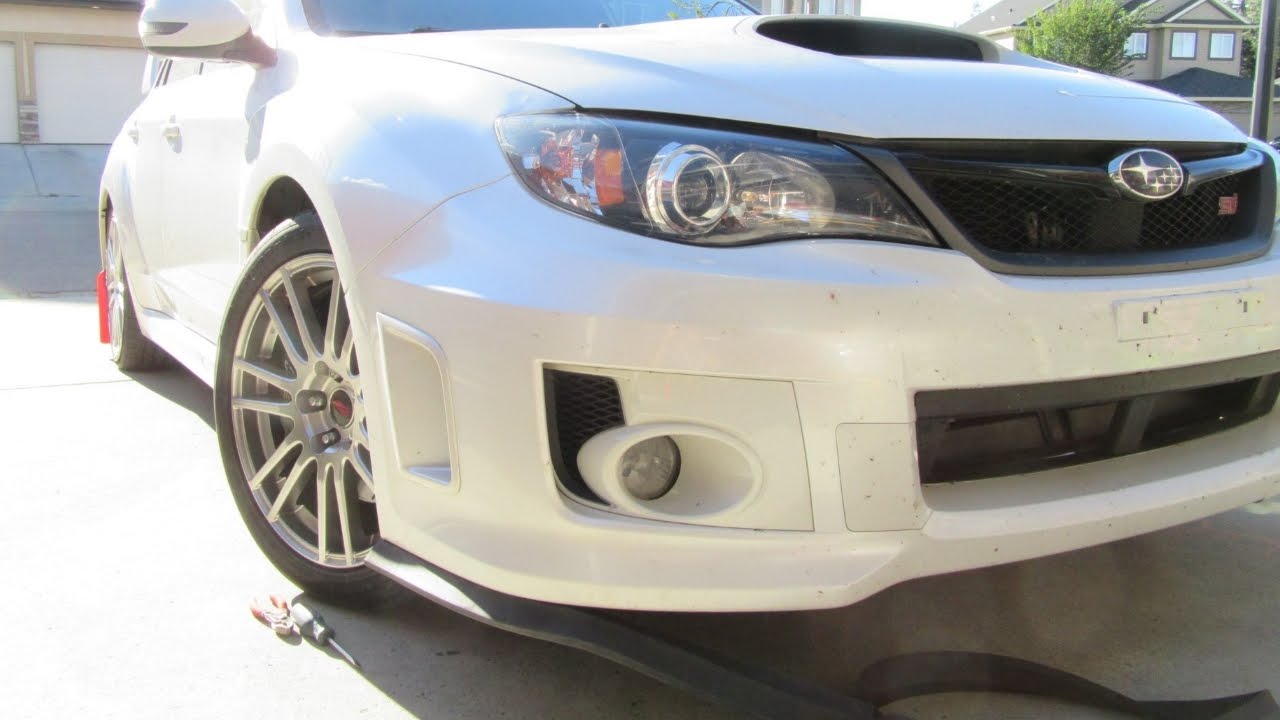 FINISHING THE DIY FRONT LIP - YouTube