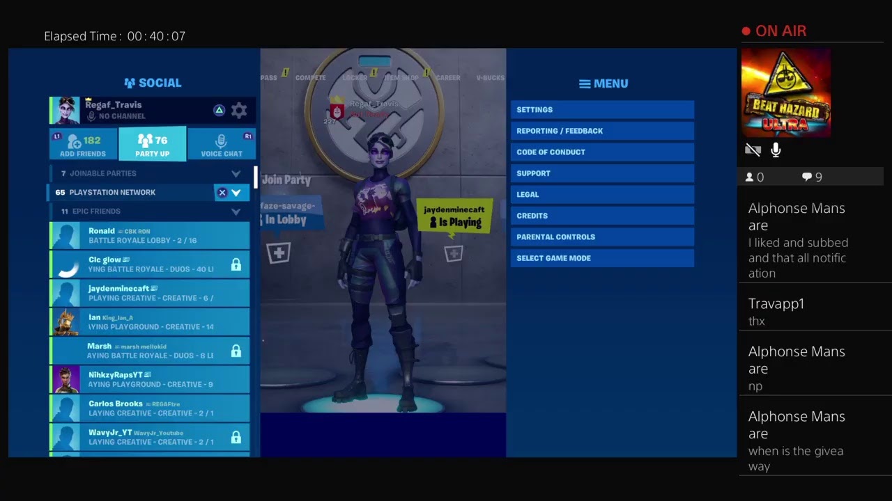 Playing fortnite ft REGAFtre/tre and alphonse/xxomgwolf - YouTube