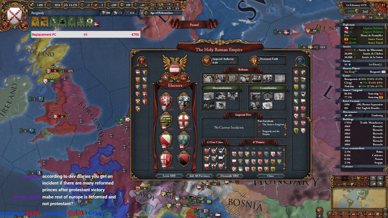 EU4 1.30 HRE Reformed Empire Theorycrafting - YouTube