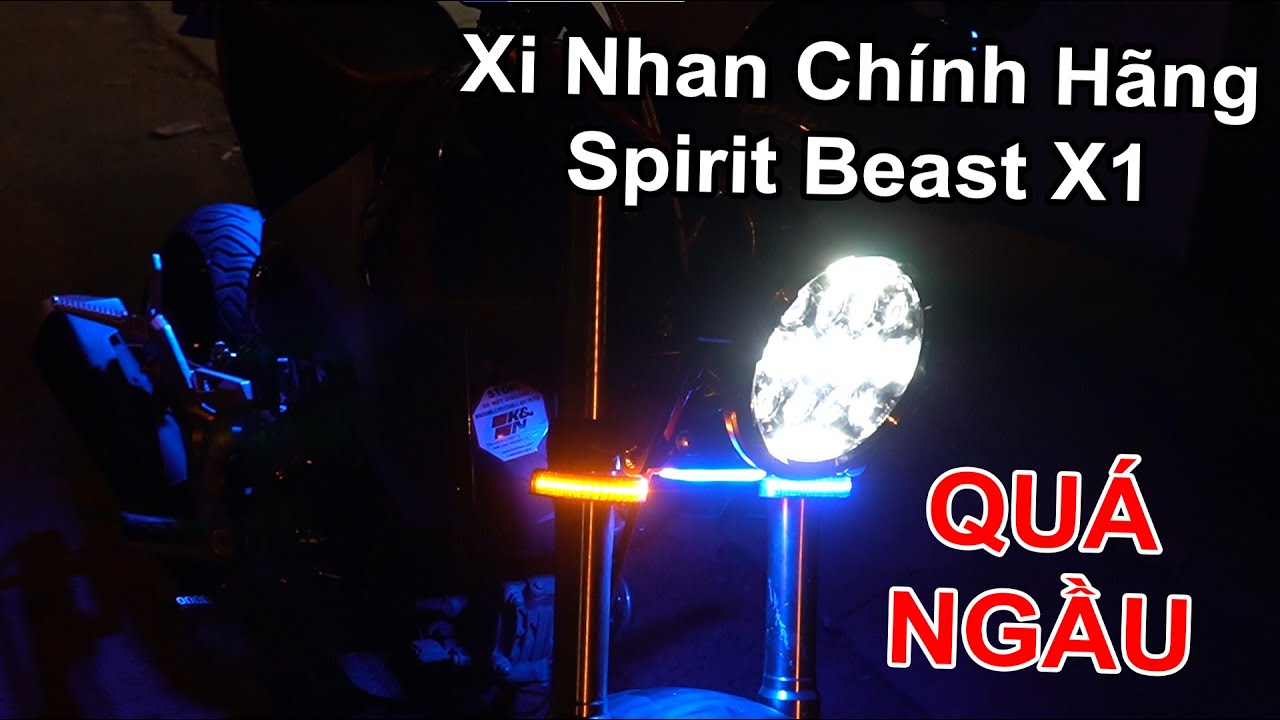 Lắp Xi Nhan Spirit Beast X1 CHÍNH HÃNG Gắn Phuộc Cho Xe Honda MSX 125 ...
