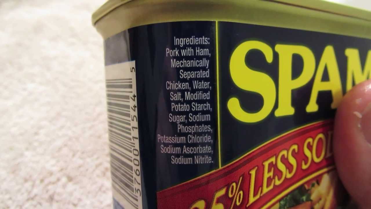 Possible Disaster Survival Food SPAM - YouTube