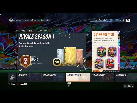 Rank 1 Division Rivals Rewards - YouTube