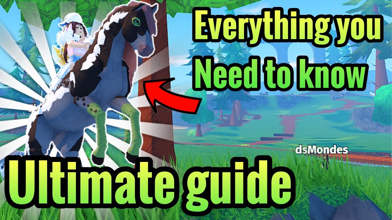 The ULTIMATE GUIDE On Horse Life! EVERYTHING YOU NEED TO KNOW! - YouTube