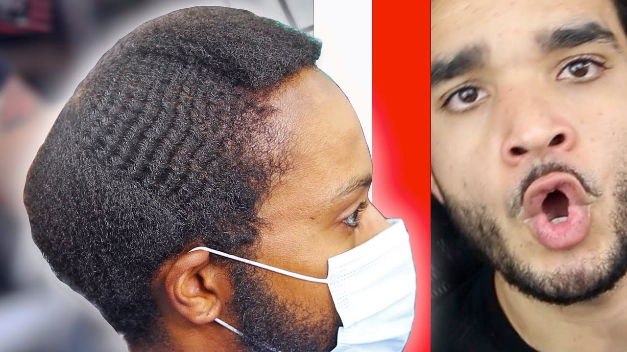 SATISFYING 360 Wave BUZZ CUT 💯 | Barber’s REACTION - YouTube