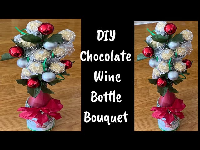 Wine Glass Candy Bouquet Ideas Halloween Wine & Candy Treat Gift