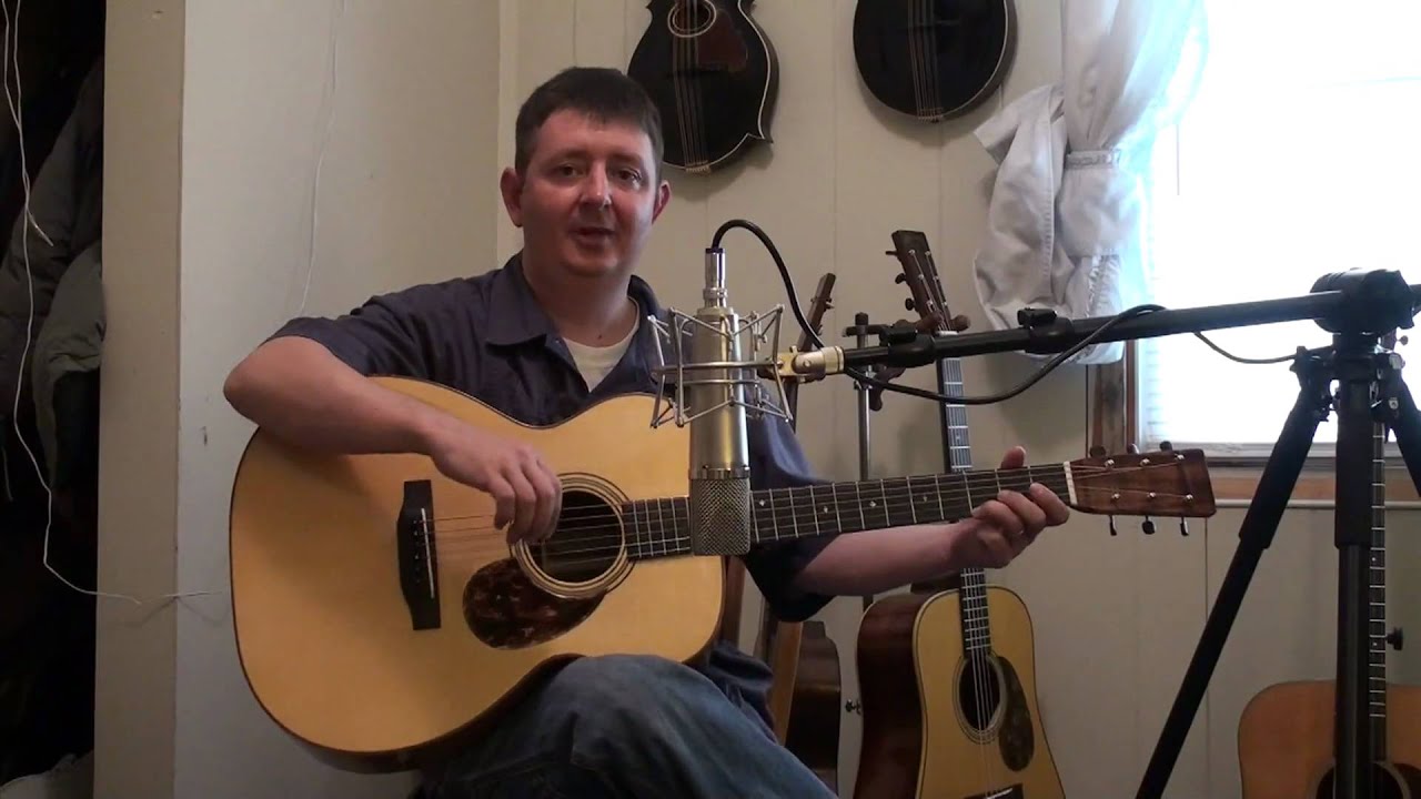 My new Vrai guitar, setup by Dan Lashbrook and recorded with a Peluso P ...