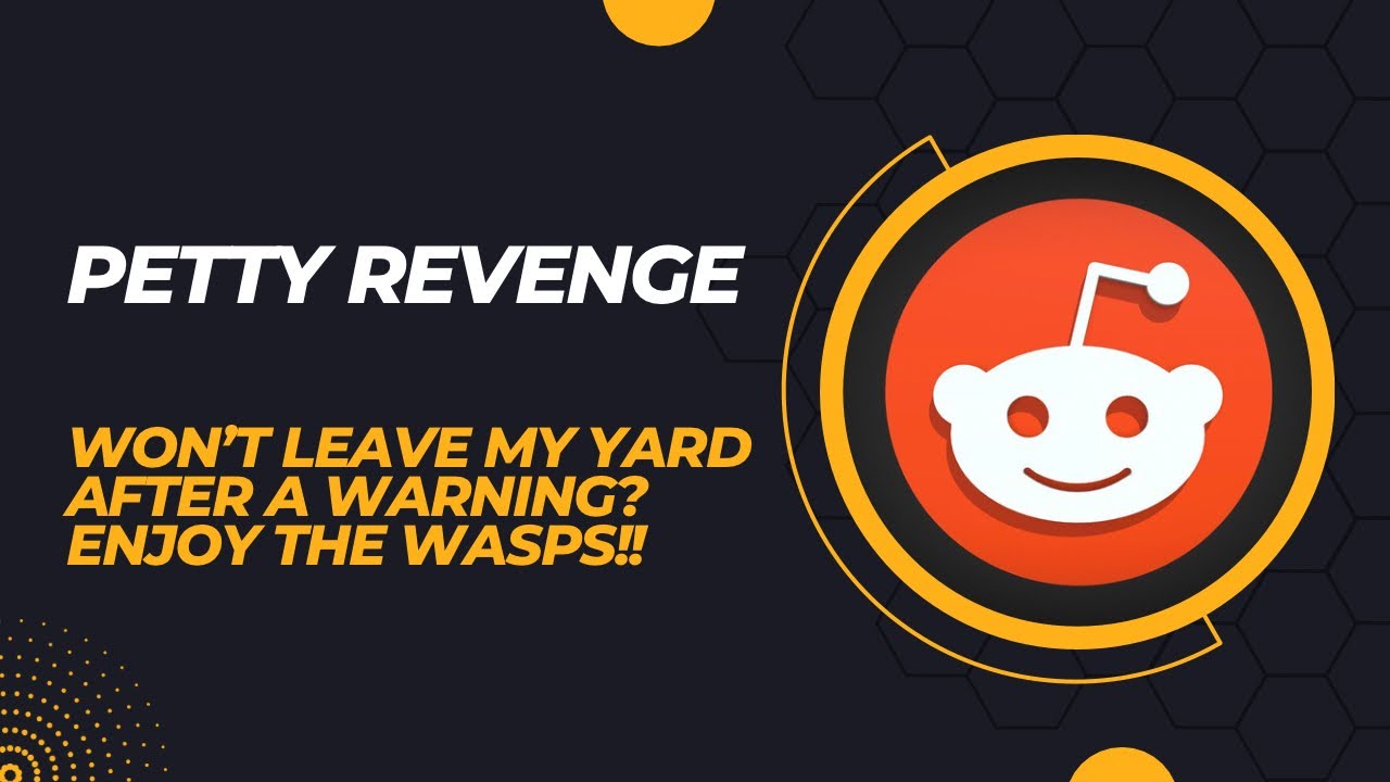 Won’t Leave My Yard After a Warning? Enjoy the Wasps!! | Petty Revenge Reddit Videos on YouTube ...