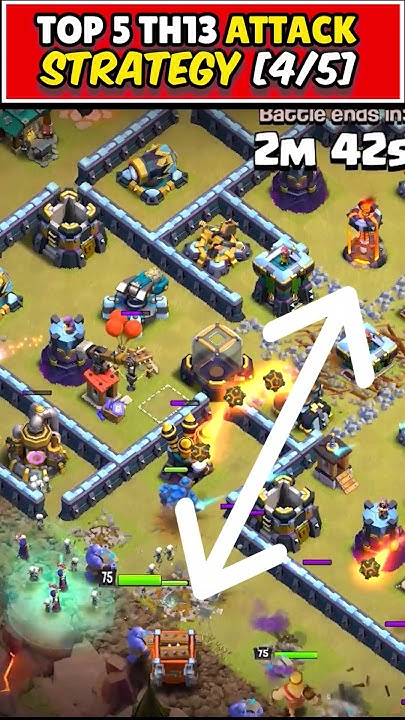 Top 5 - Th13 Attack Strategy (4 of 5) - Gobowi: Golem, Bowler and Witches 2024 - YouTube