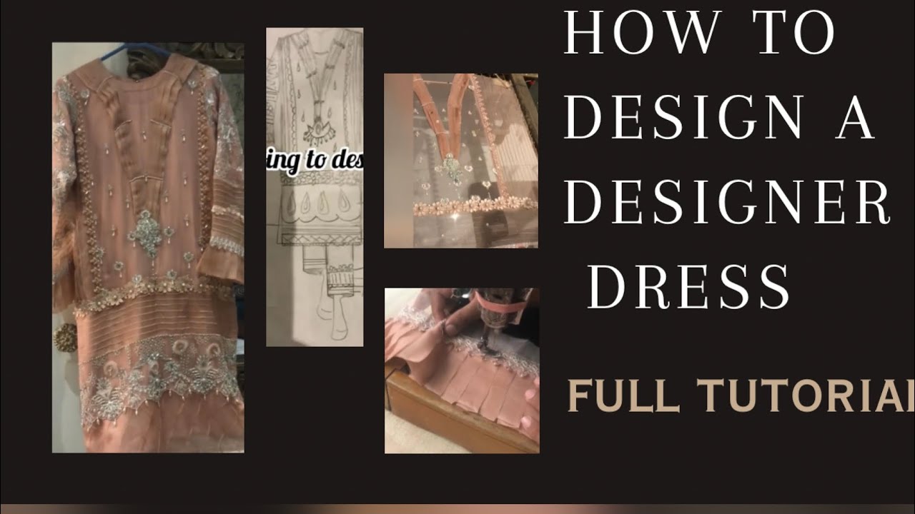 How to design a designer dress /#summer dress design#fashion - YouTube