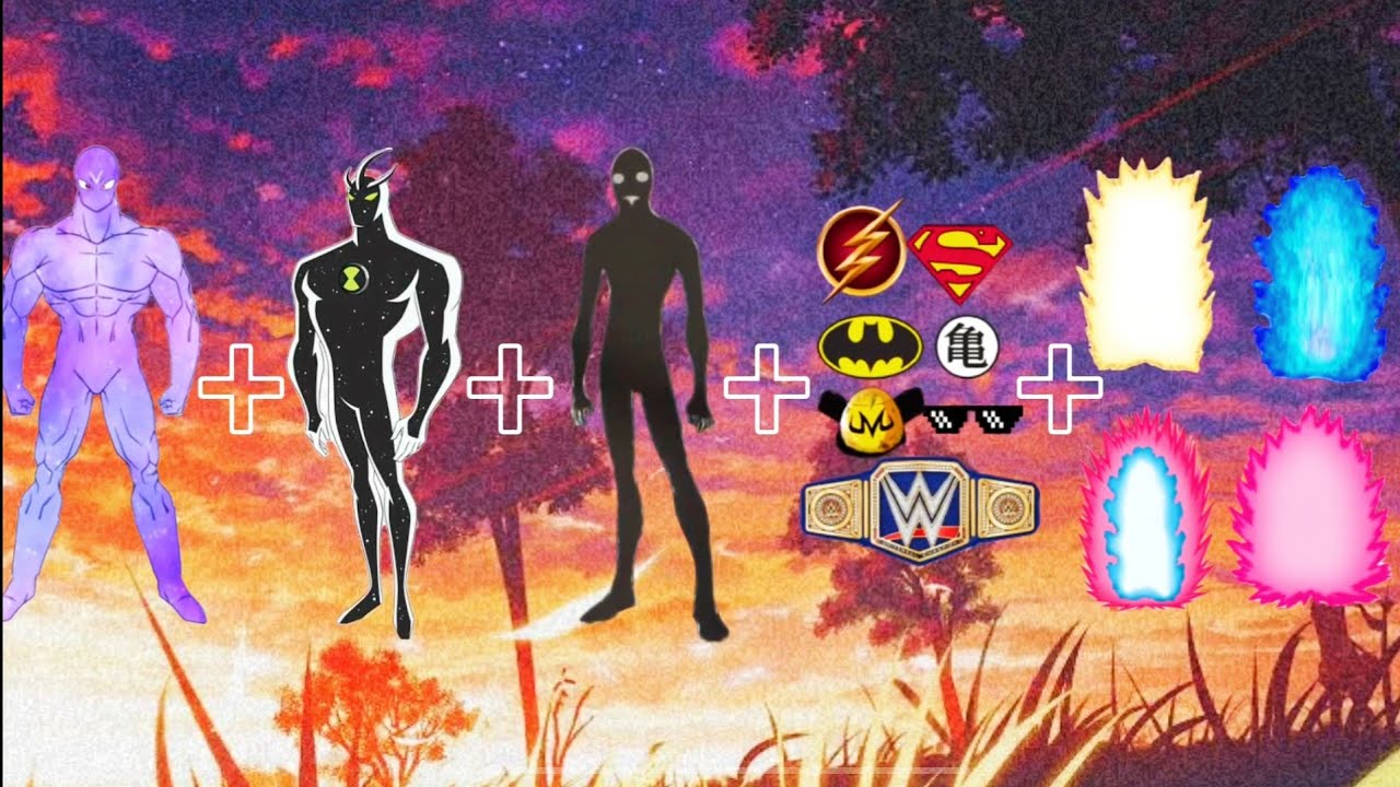 zeno true form + alein x + anti spiral + other logos +rain bow power ...