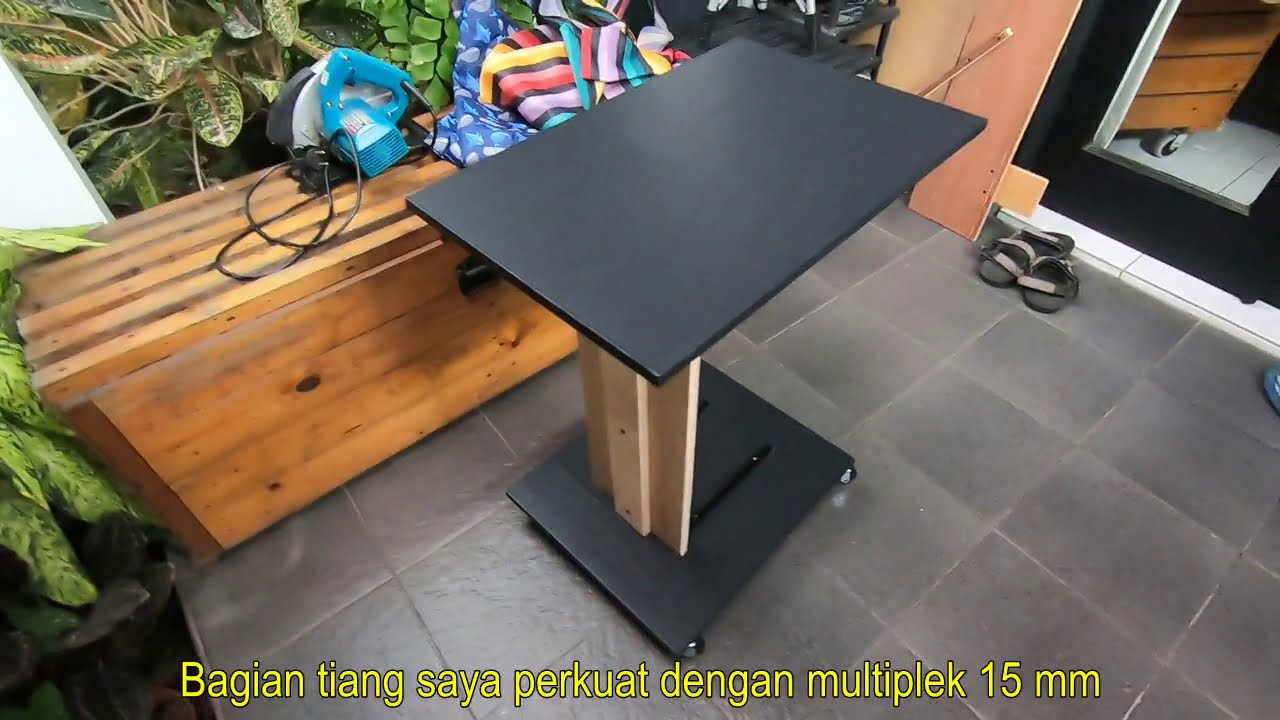 Membuat Meja Dorong Serbaguna dari Multiplek, Bisa Buat Makan Kerja dan ...