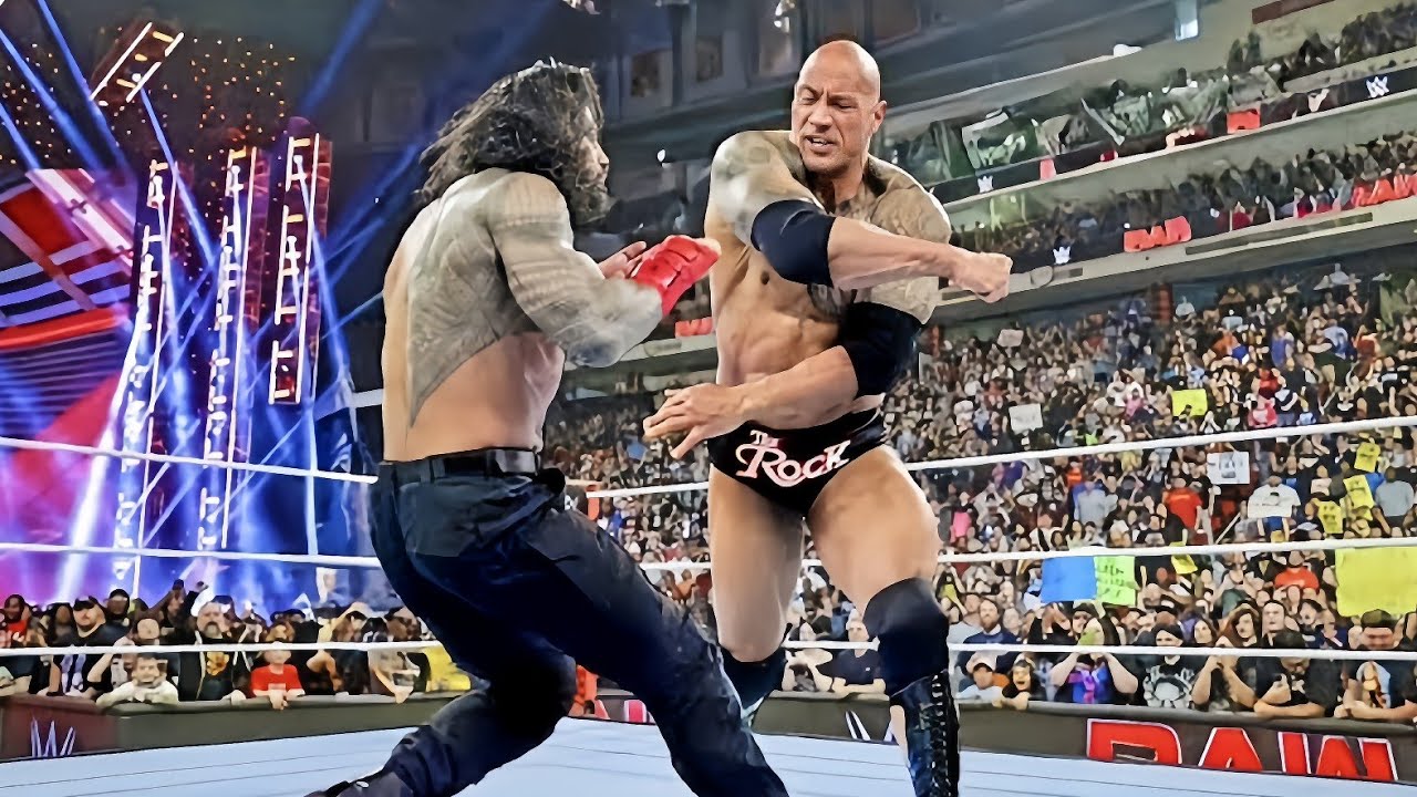 Final Boss The Rock Shocking Returns 😯 Confront Tribal Chief Roman ...