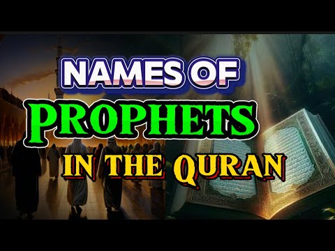 Names of Prophets in the Quran|#islamiclearning #quranicknowledge # ...