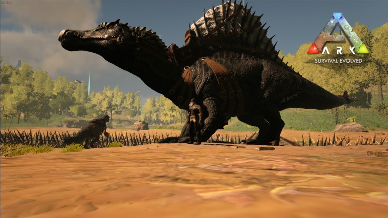 DOMAMOS O GRANDE ESPINOSSAURO - ARK SURVIVAL - RUSHANDO O MAPA THE ...