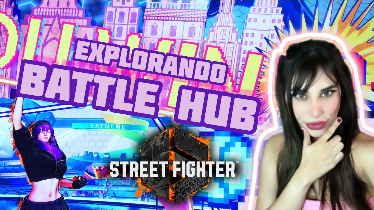 Explorando el Battle Hub de Street Fighter 6 - YouTube
