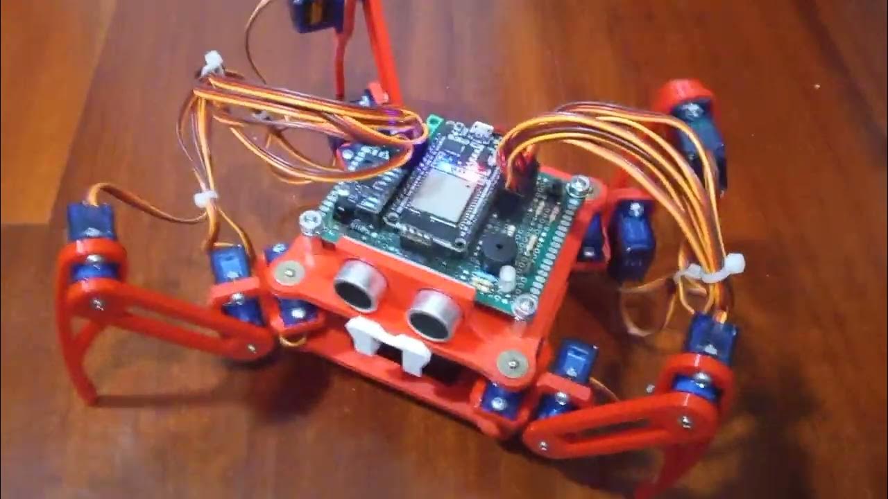 ESP32 spider robot - YouTube