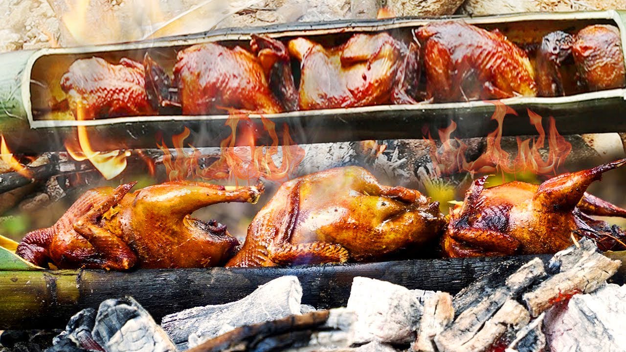 Survival skills food Natural finding Quail for eating delicious - YouTube