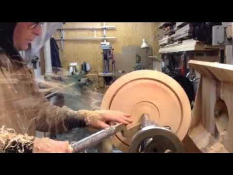 Woodturning, coring using the Oneway easy core system - YouTube