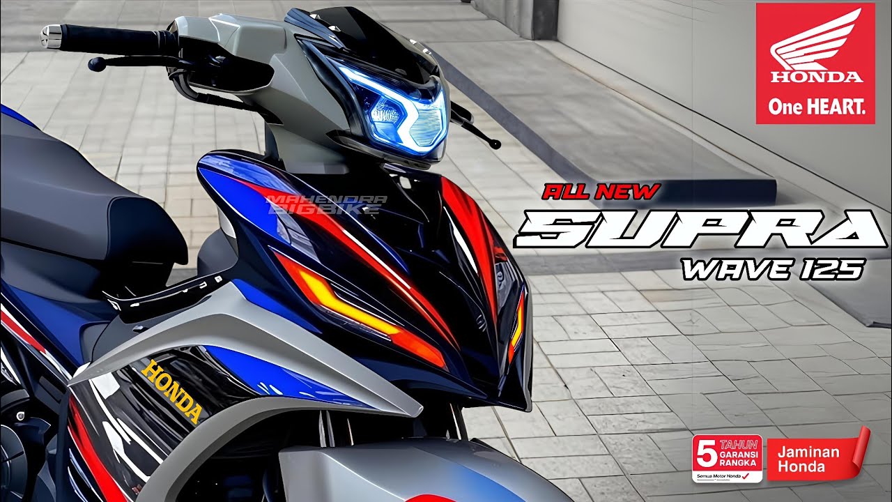INI PERUBAHAN HONDA RILIS ALL NEW SUPRA WAVE 2025 MASUK INDONESIA ...