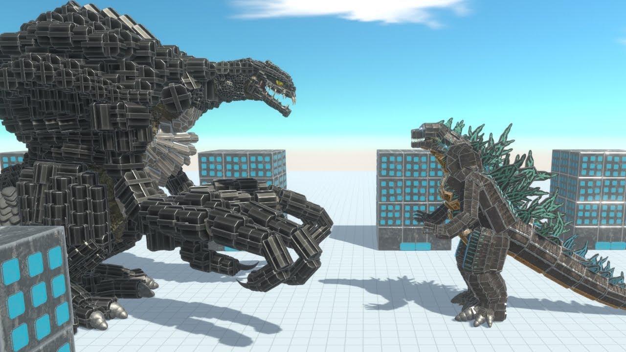 Orga vs Godzilla and ALL UNITS in ARBS Animal Revolt Battle Simulator ...