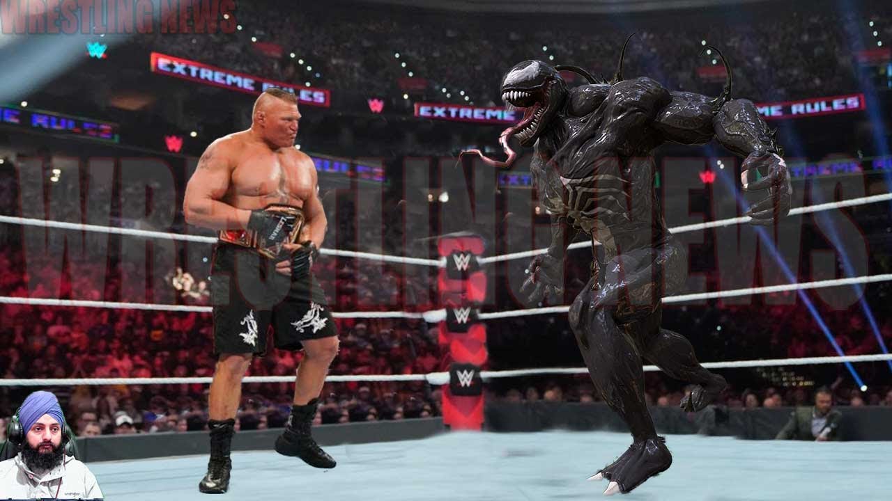 Brock Lesnar vs Venom Extreme Rules Match Wrestling News - YouTube