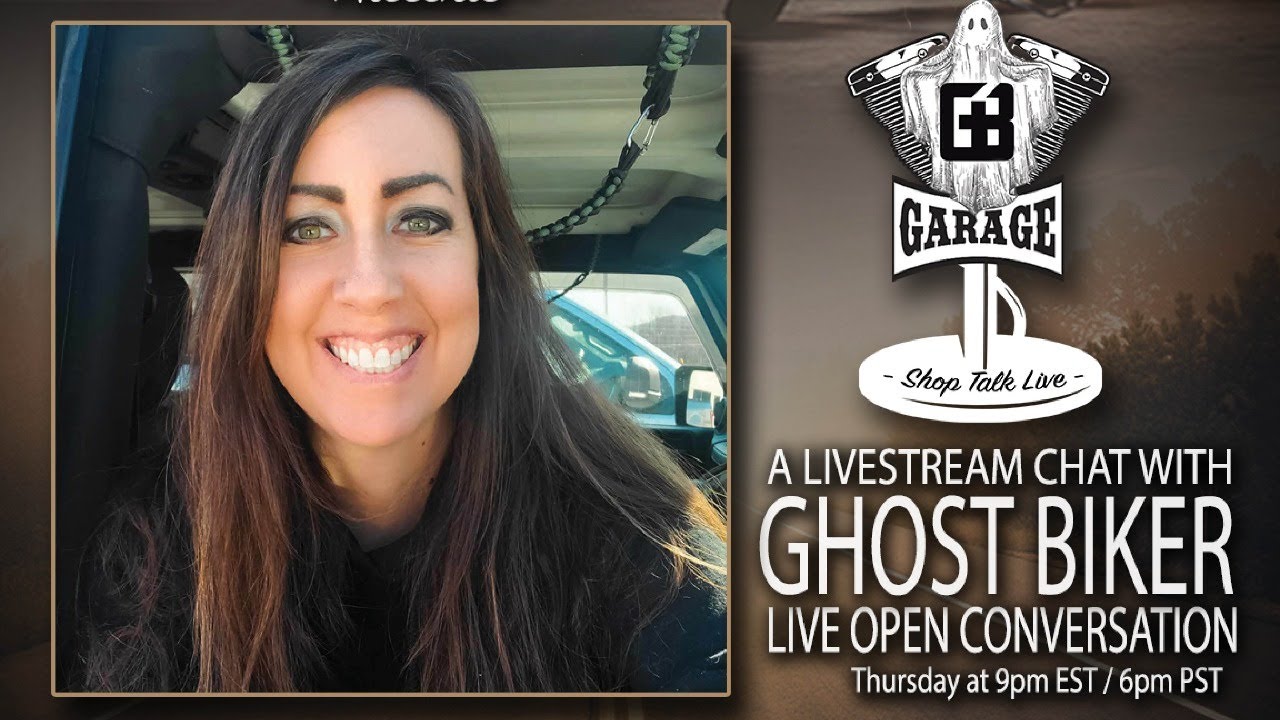 Ghost Biker Garage LIVE - w/THE Ghost Biker - YouTube