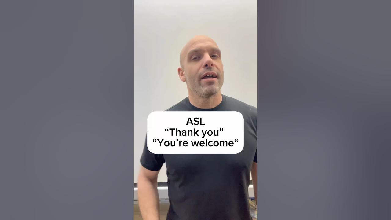 ASL “thank you and you’re welcome” #SignWithJP #ASL #signlanguage - YouTube
