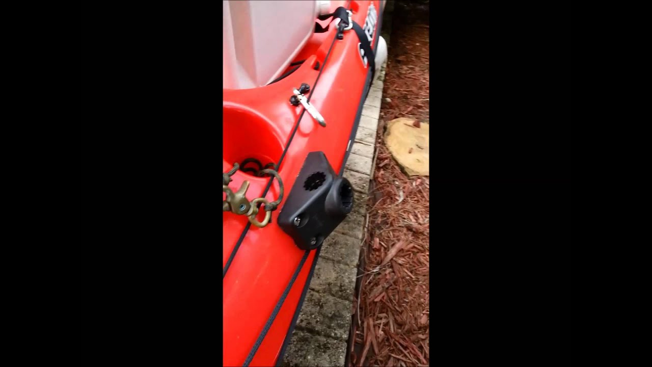 Poor Man's Hobie Style Kayak Bait Tank Live Well - YouTube