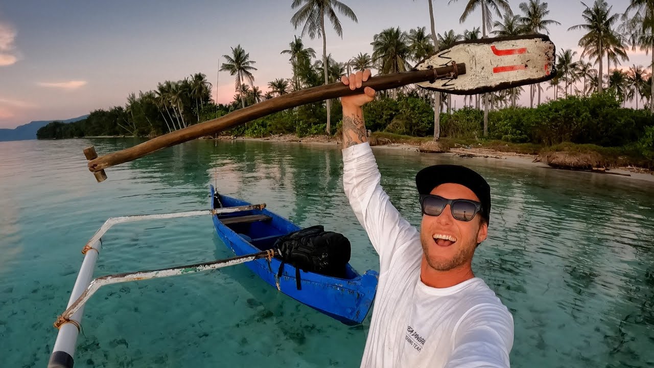 CATCH AND COOK ON A HAND-MADE SINKING BOAT. A deserted island paradise ...
