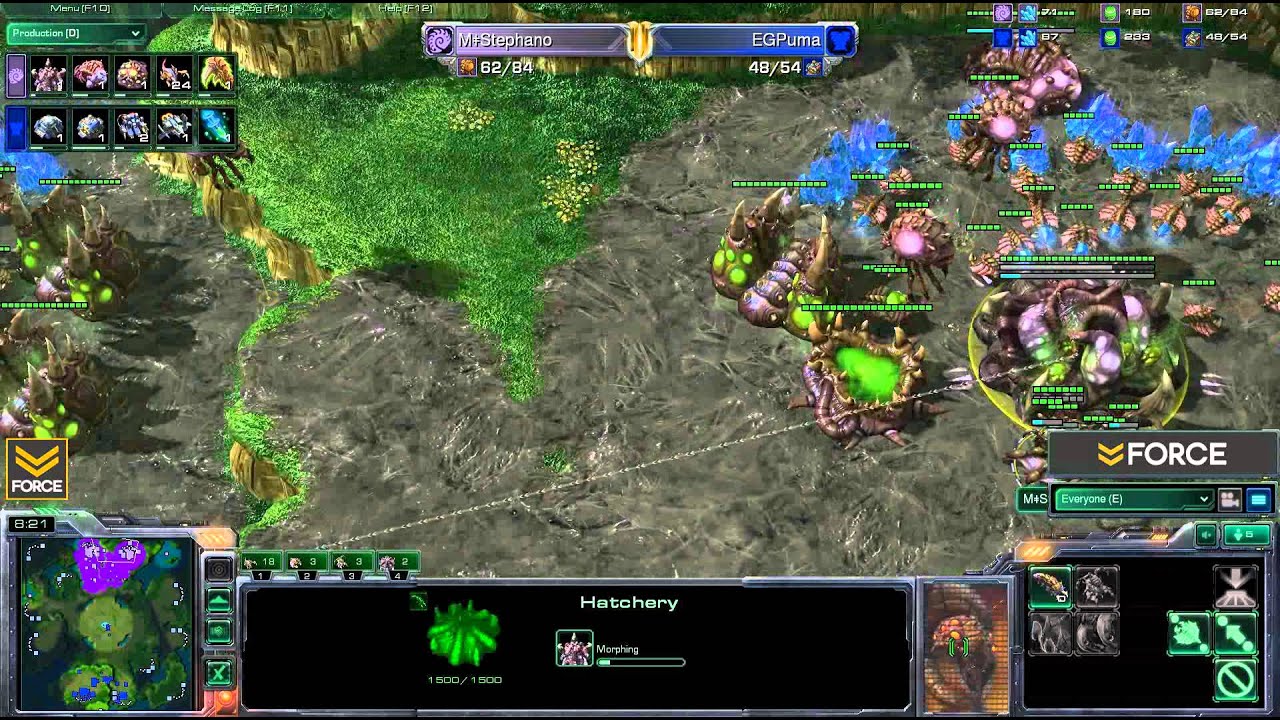 StarCraft 2 - Stephano [Z] vs Puma [T] G1 - Commentary - YouTube