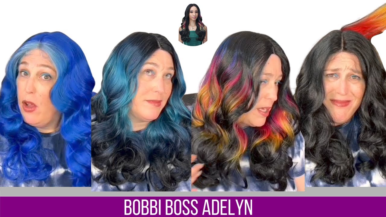 These color names do not match the colors! Bobbi Boss Adelyn Wig Review ...
