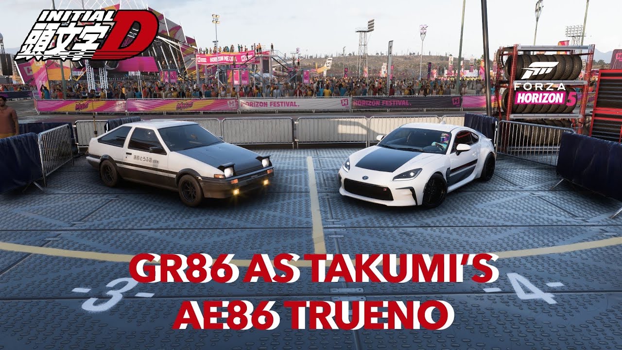 Modern Day Initial D Cars Episode 1: Toyota GR86 Trueno Edition as ...