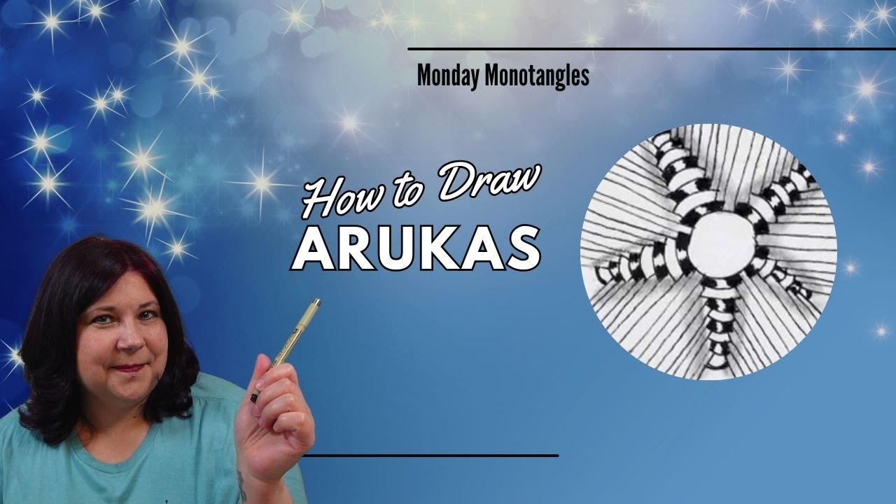How to Draw Zentangle Arukas (Step by Step) - YouTube